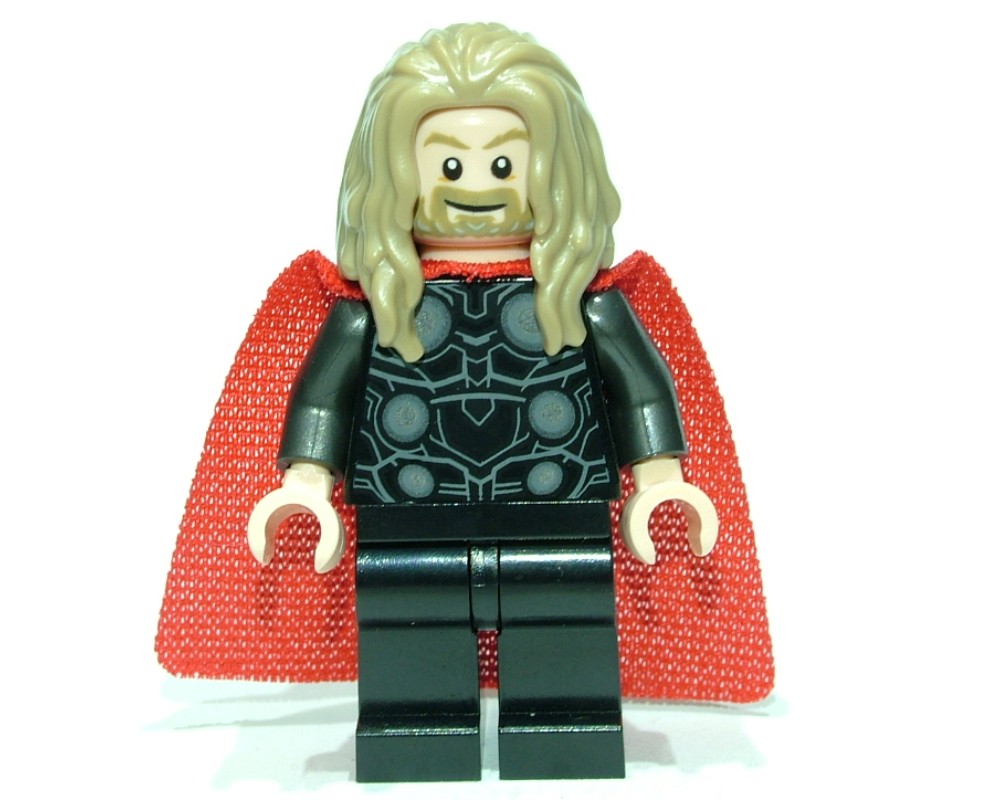 LEGO Set fig-011395 Thor, Long Dark Tan Hair | Rebrickable - Build with ...