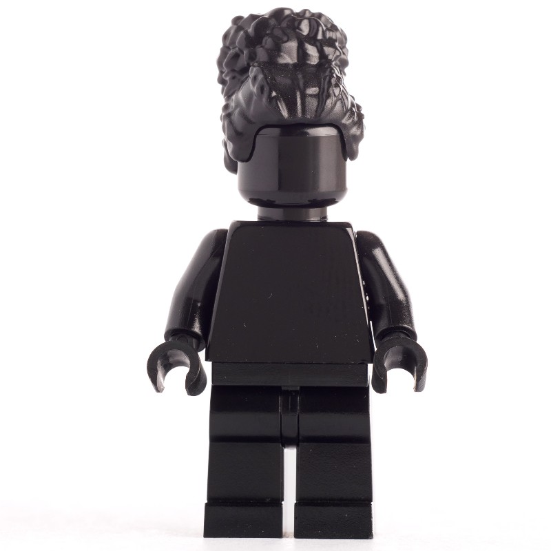 LEGO Set fig-011430 Monochrome Black with Hair | Rebrickable - Build ...
