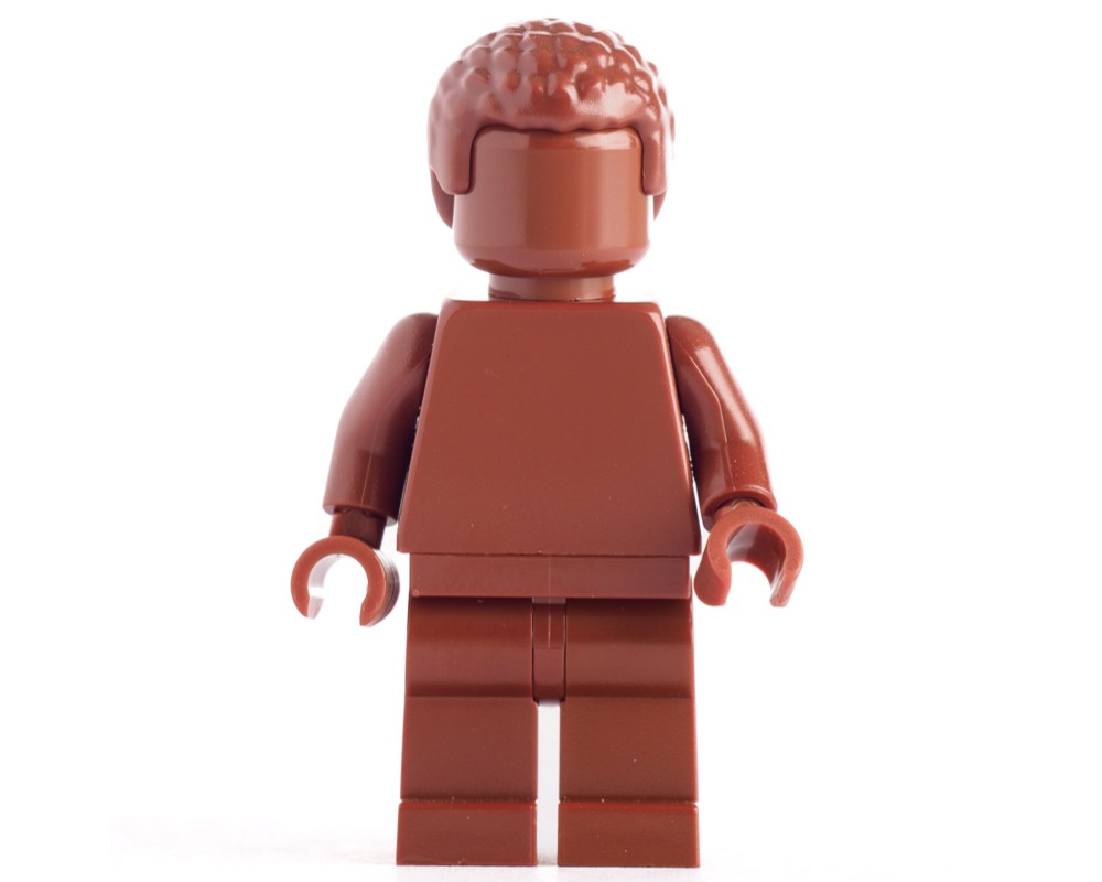 LEGO Set fig-011438 Monochrome Reddish Brown with Hair | Rebrickable ...