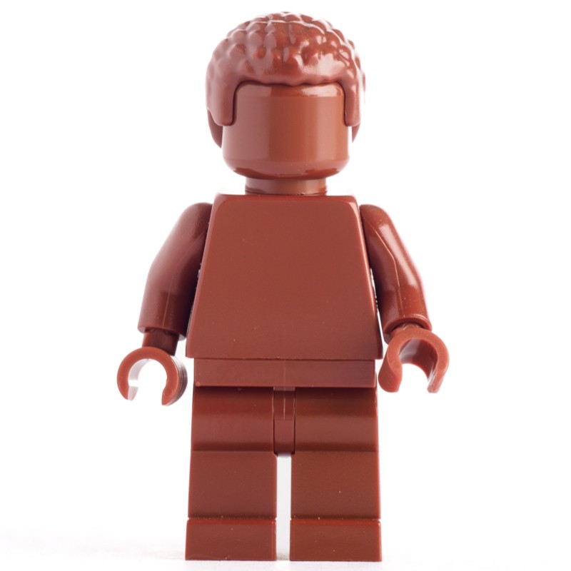LEGO Set fig-011438 Monochrome Reddish Brown with Hair | Rebrickable ...