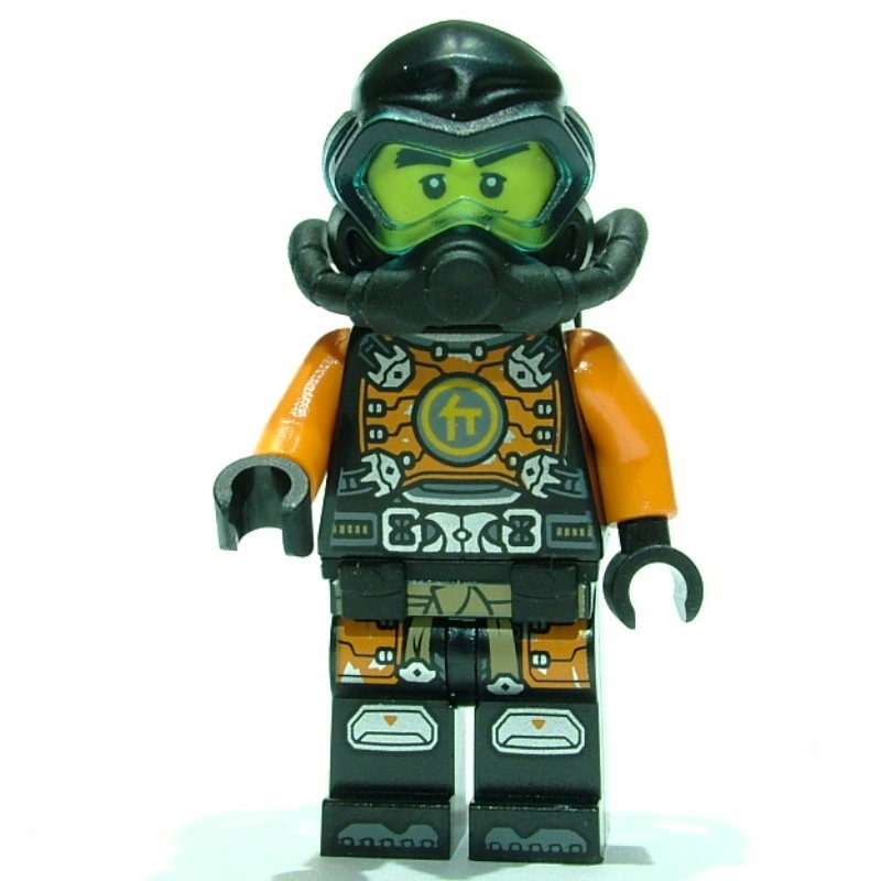 LEGO Set fig-011514 Cole - Scuba (Seabound) | Rebrickable - Build with LEGO