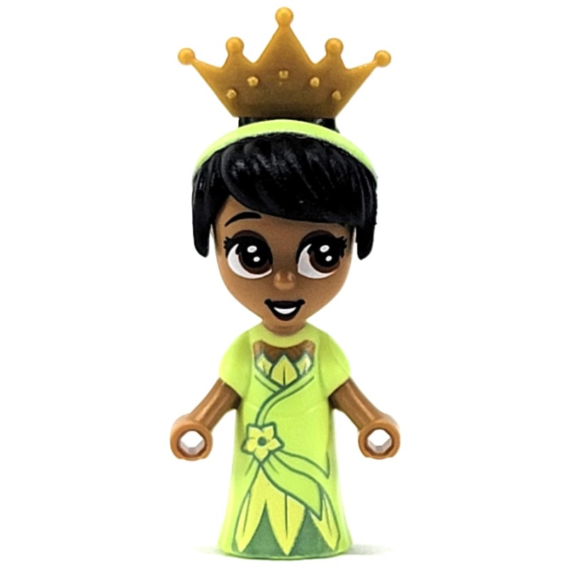 LEGO Set fig-011597 Tiana - MicroDoll with Crown | Rebrickable - Build ...