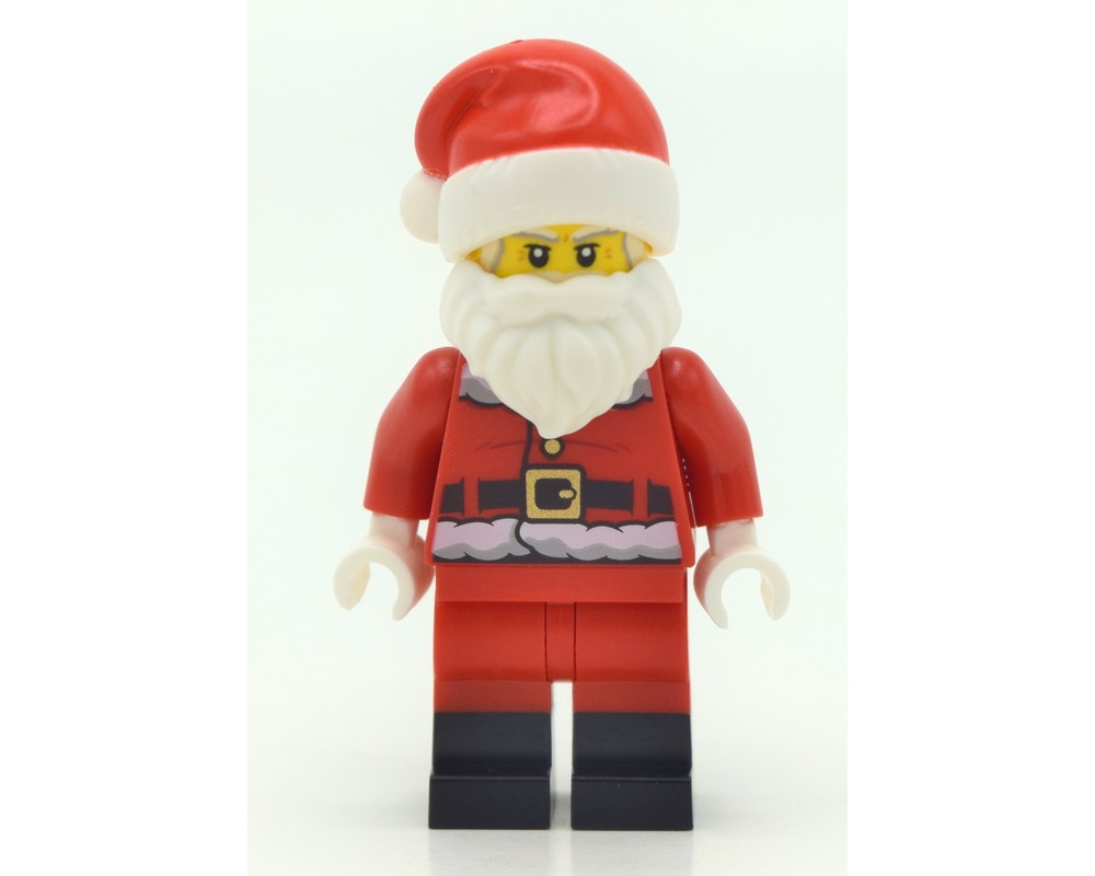 LEGO Set fig-011705 Santa, Black Boots, Candy Cane on Back ...