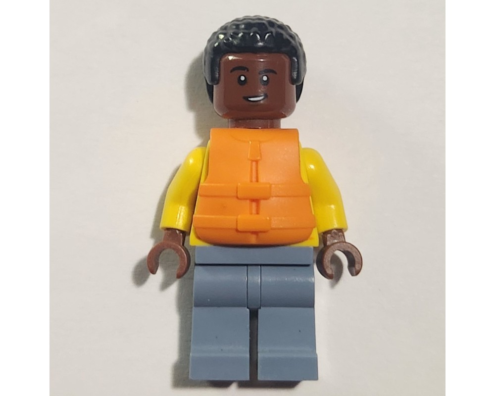 LEGO Set fig-011712 Darius, Sand Blue Legs, Life Jacket | Rebrickable ...