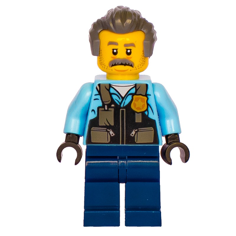 LEGO Set fig-011716 Sam Grizzled with Hair | Rebrickable - Build with LEGO