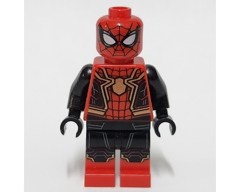 LEGO Set fig-011846 Spider-Man, Red, Black, and Gold Outfit ...
