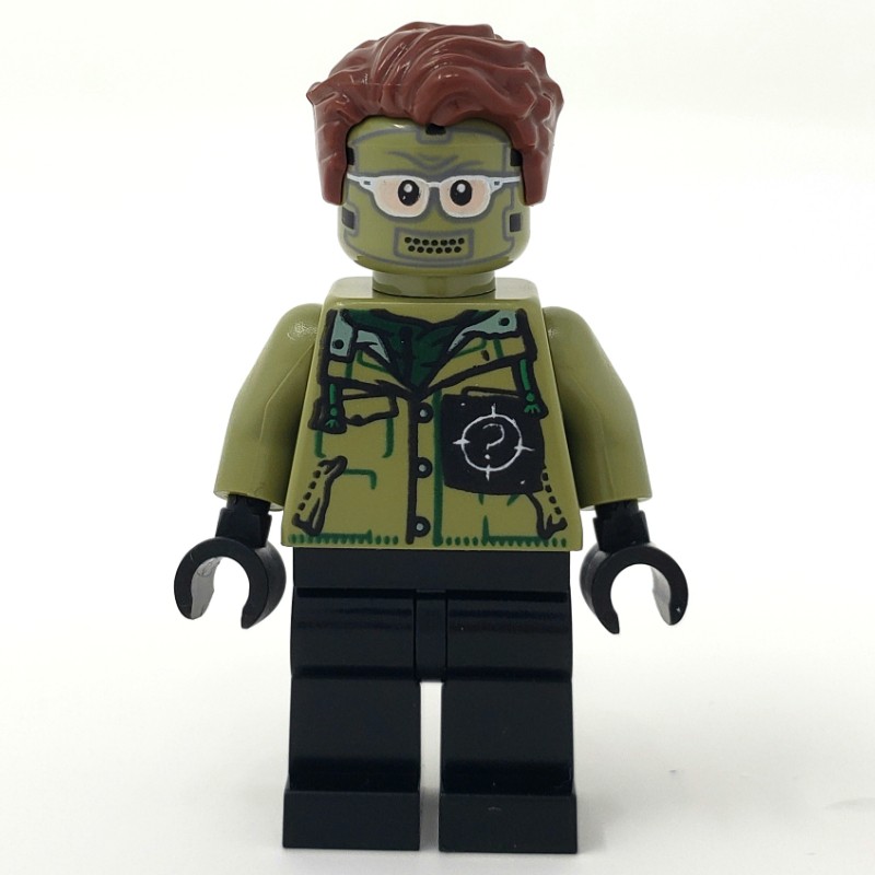 LEGO Set fig-011877 The Riddler, Olive Green Outfit (2021 Super Heroes ...