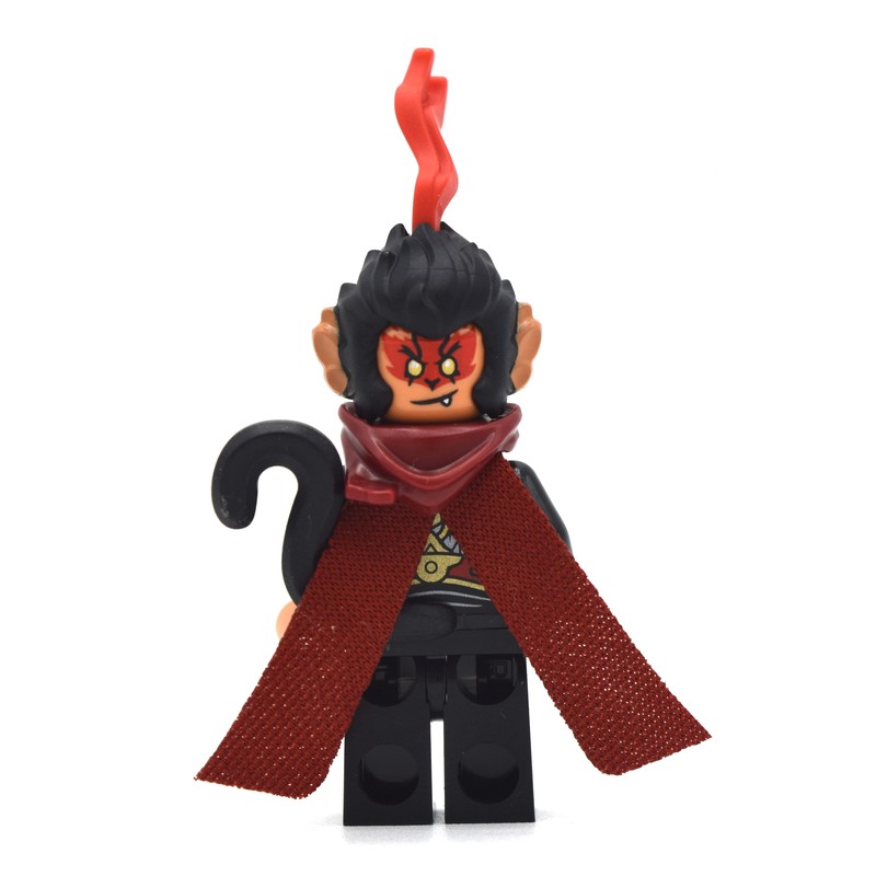LEGO Set fig-011933 Evil Macaque, Dark Red Cape, Bent Tail ...