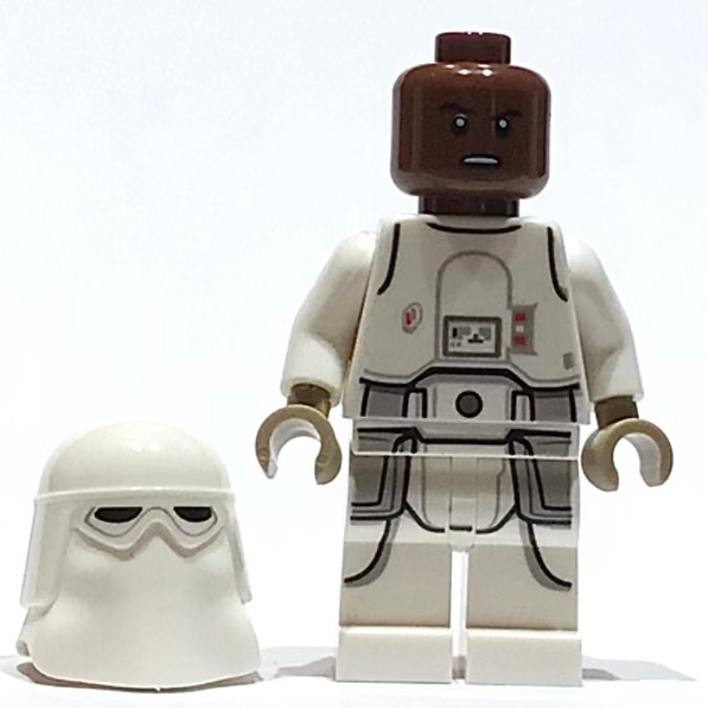 LEGO Set fig-011940 Snowtrooper, White Hips, Reddish Brown Head ...