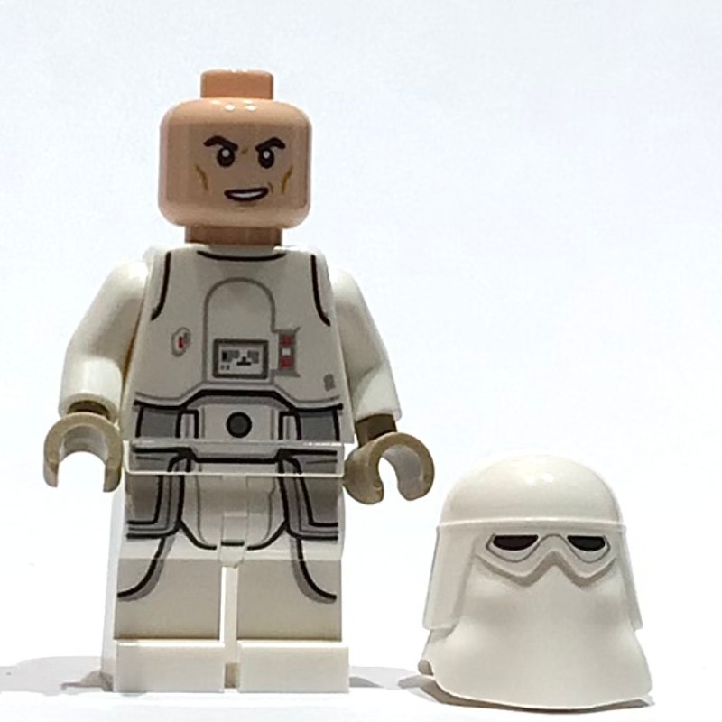 LEGO Set fig-011957 Snowtrooper, White Hips, Light Nougat Head, Grin ...