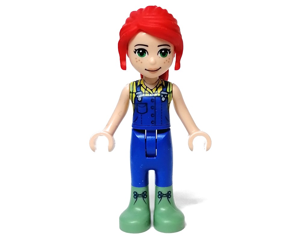 LEGO Set fig-011978 Mia - Bright Light Yellow Shirt, Blue Overalls ...