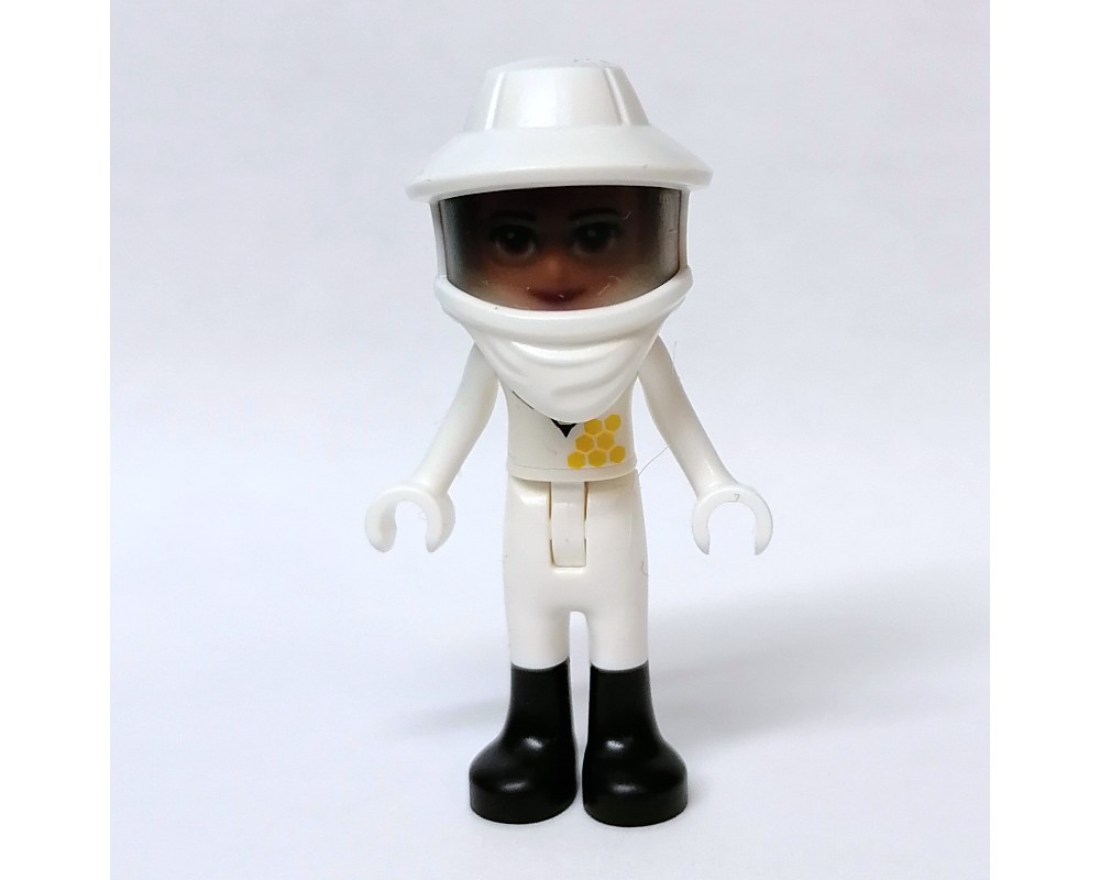 LEGO Set fig-011980 Olivia - White Beekeeper Suite | Rebrickable ...