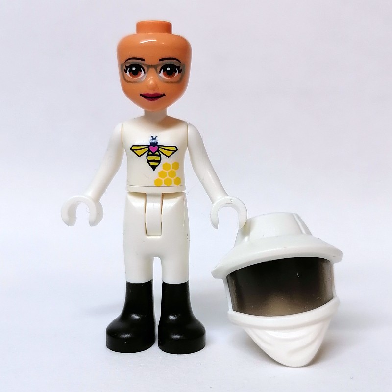 LEGO Set fig-011980 Olivia - White Beekeeper Suite | Rebrickable ...