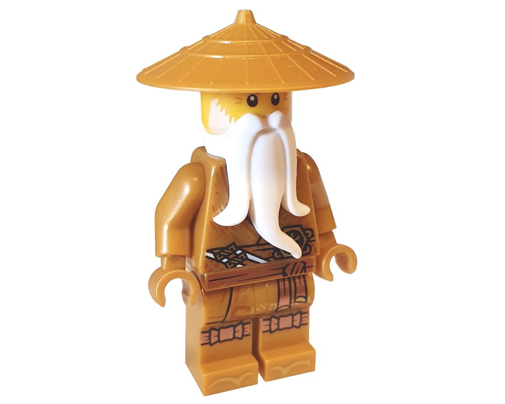 LEGO Set fig-011989 Master Wu - Golden, Celebration | Rebrickable ...
