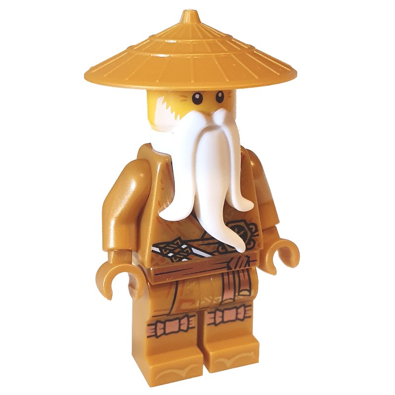 LEGO Set fig-011989 Master Wu - Golden, Celebration | Rebrickable ...