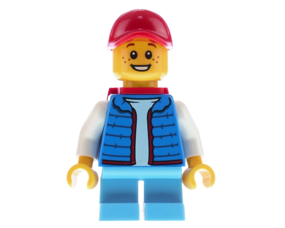 LEGO Set fig-012013 Billy McCloud - Blue Jacket, Red Cap and Backpack ...