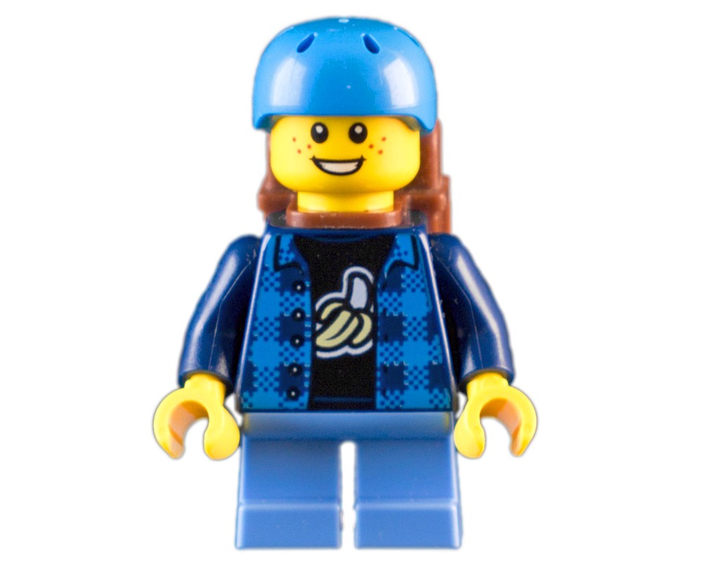 LEGO Set fig-012146 Kid - Dark Blue Torso, Medium Blue Legs, Dark Azure ...