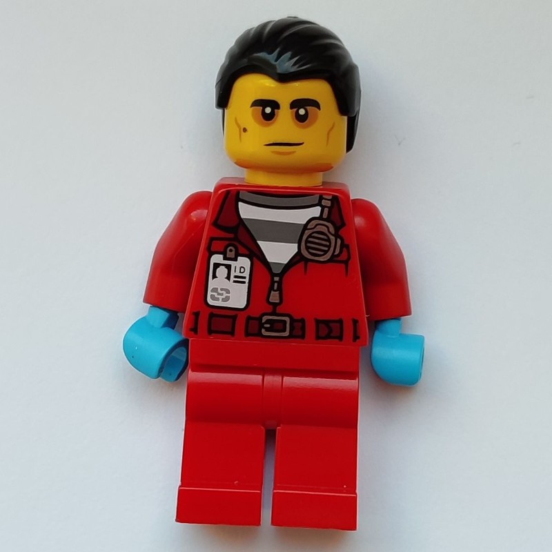 LEGO Set fig-012160 Vito, Red Prison Uniform (2022 City) | Rebrickable ...
