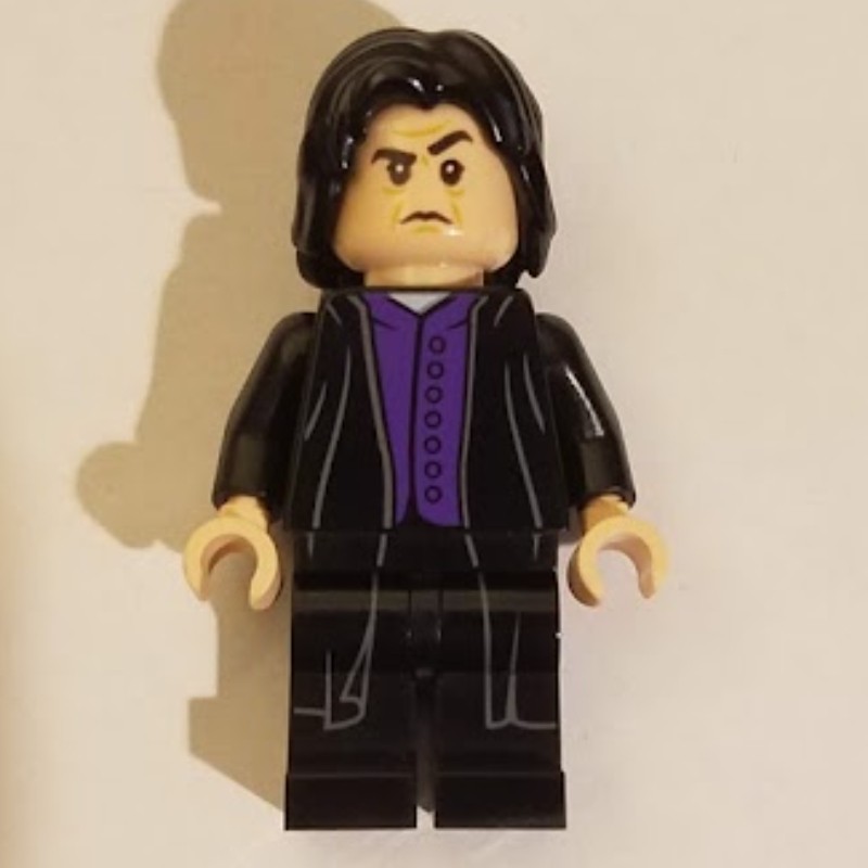 LEGO Set fig-012280 Professor Severus Snape, Long Robes over Dark ...