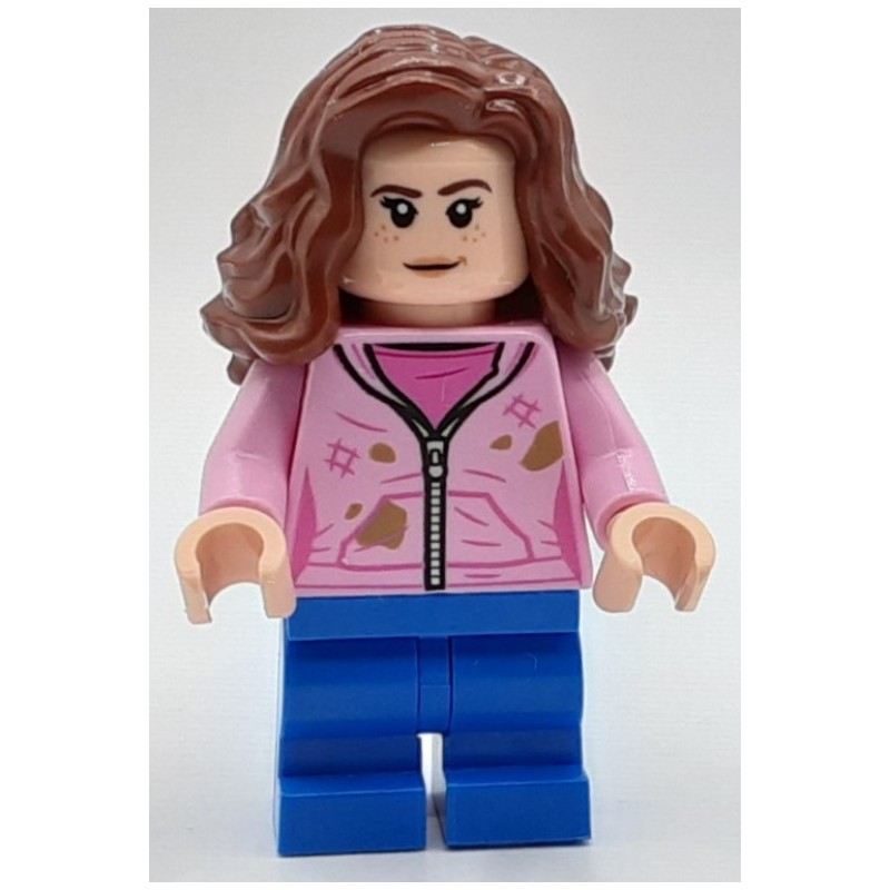 LEGO Set fig-012316 Hermione Granger, Bright Pink Hoodie over Dark Pink ...