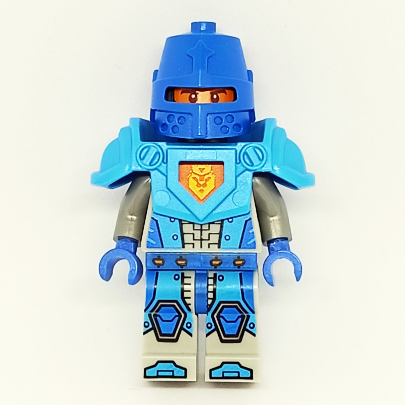 LEGO Set fig-012456 Nexo Knight Soldier with Dark Azure Armor, Blue ...