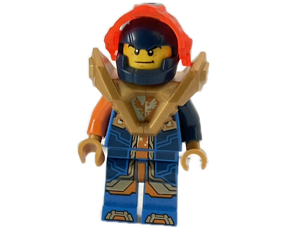 LEGO Set fig-012463 Clay Moorington with Tran-Orange Visor, Armor ...