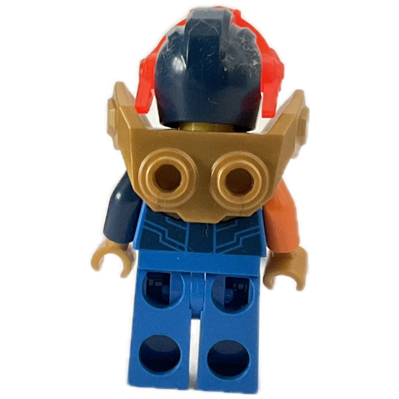 LEGO Set fig-012463 Clay Moorington with Tran-Orange Visor, Armor ...