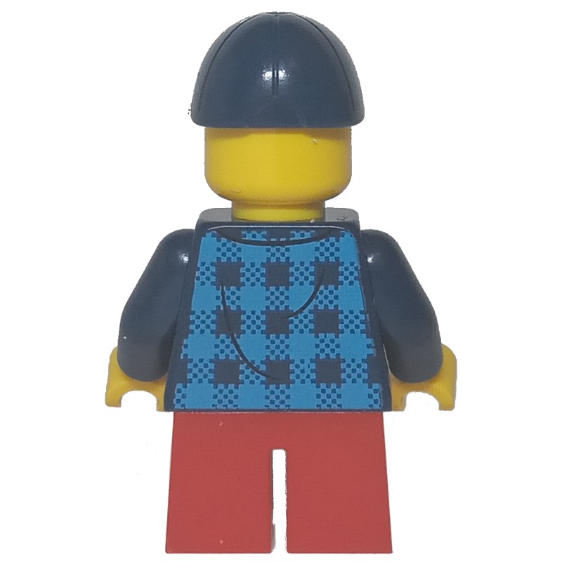 LEGO Set fig-012511 Kid - Dark Blue Torso, Red Legs, Dark Blue Cap ...