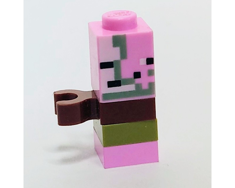LEGO Set fig-012544 Zombie Pigman - Micro (2013 Minecraft ...