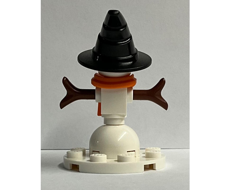 LEGO Set fig-012551 Snowman - Orange Scarf, Witch Hat | Rebrickable ...