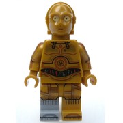 LEGO Set fig-012591 C-3PO - Dual Molded Leg | Rebrickable - Build with LEGO