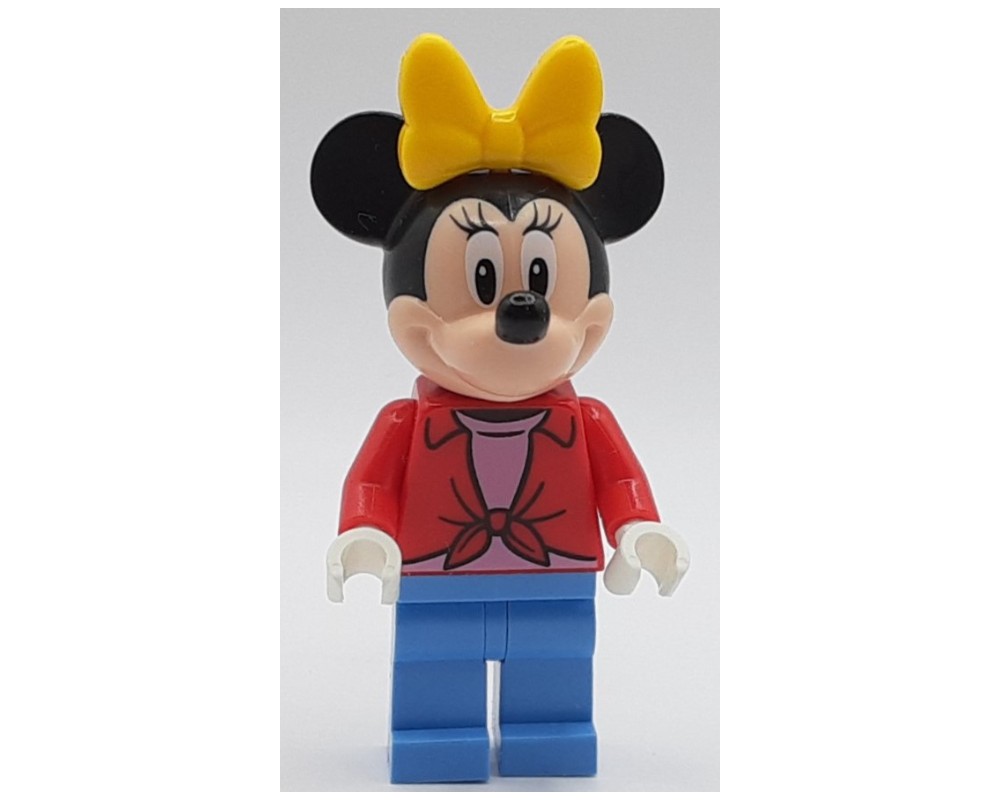 LEGO Set fig-012626 Minnie Mouse, Yellow Bow | Rebrickable - Build with ...
