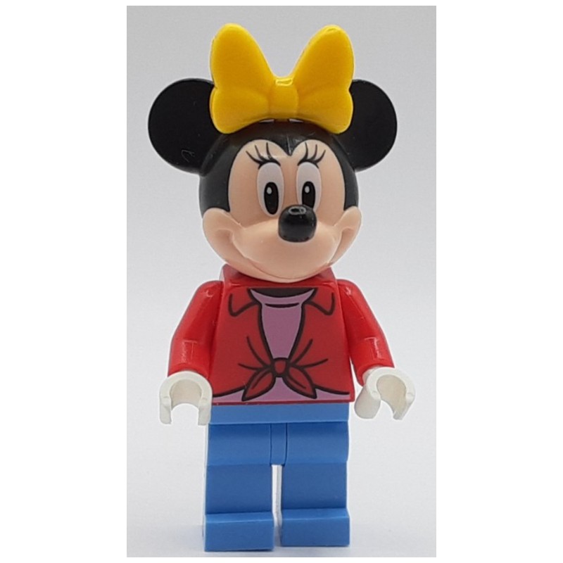 LEGO Set fig-012626 Minnie Mouse, Yellow Bow | Rebrickable - Build with ...