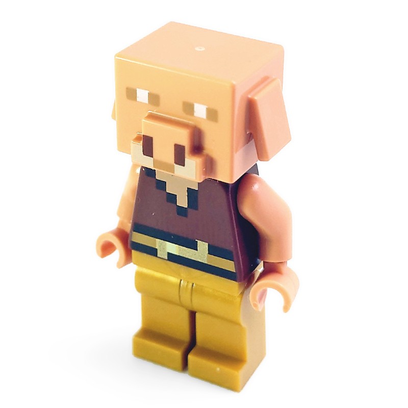LEGO Set fig-012654 Piglin, Pearl Gold Legs | Rebrickable - Build with LEGO