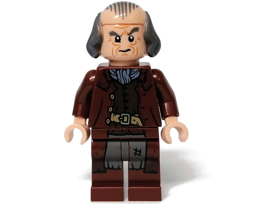 LEGO Set fig-012705 Argus Filch, Bald on Top, Reddish Brown Outfit ...