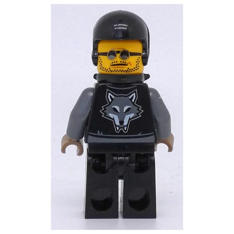 LEGO Set fig-012766 Lone Wolf Biker | Rebrickable - Build with LEGO