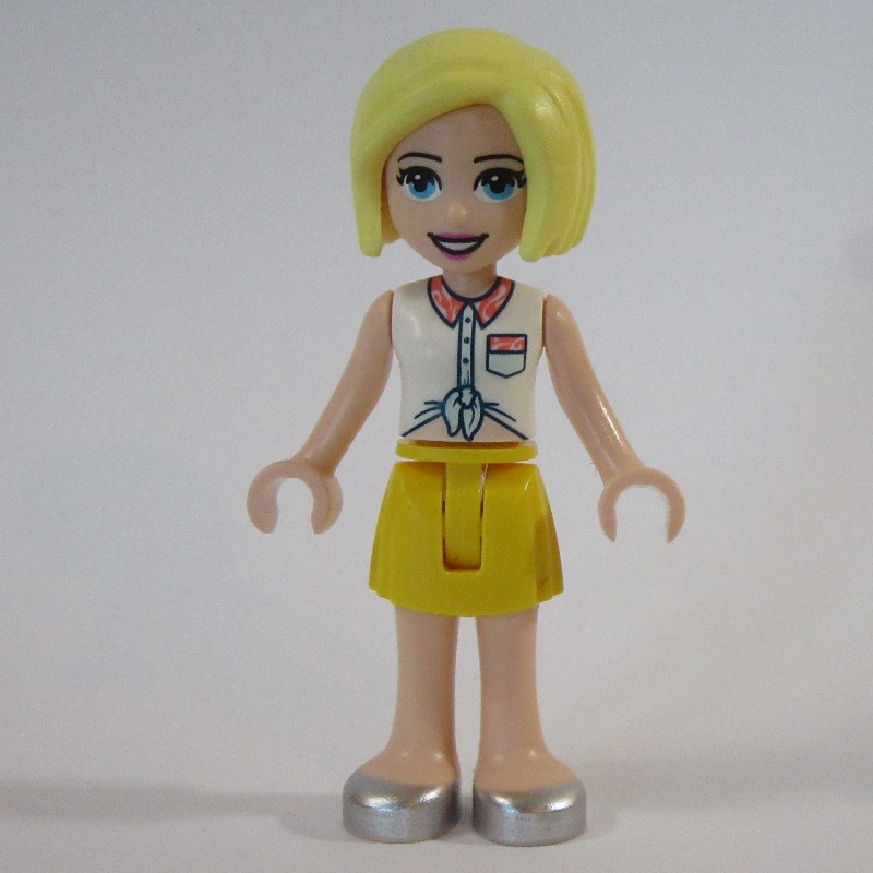 LEGO Set fig-012793 Roxy - White Shirt, Yellow Skirt (2022 Friends ...