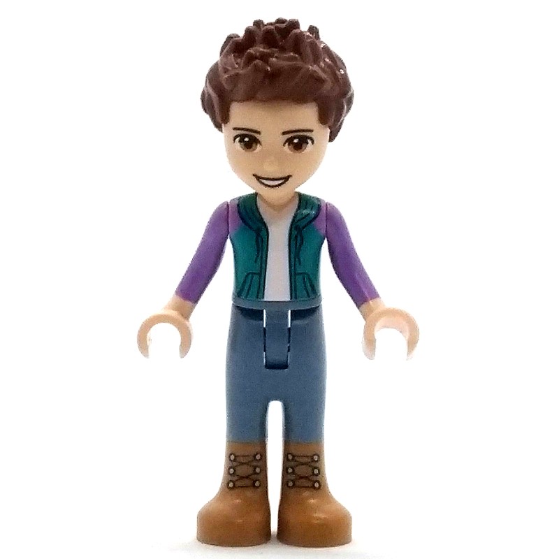 LEGO Set fig-012796 Ethan - Dark Turquoise Shirt, Sand Blue Pants ...