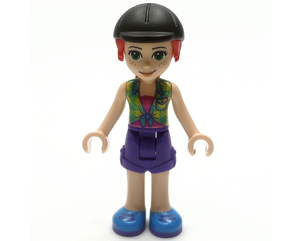 LEGO Set fig-012814 Mia - Lime Top, Dark Purple Skirt, Riding Cap ...
