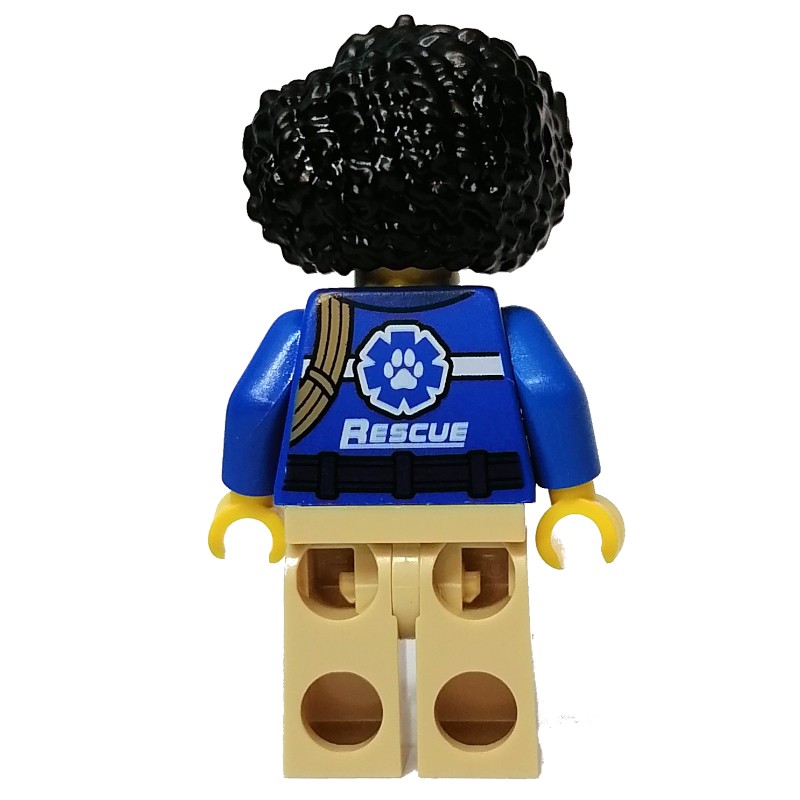 LEGO Set fig-012857 Maya - Blue Torso, Tan Legs, Black Hair ...