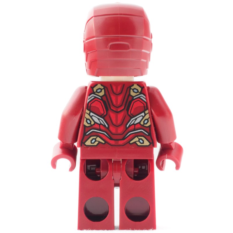 LEGO Set fig-012900 Iron Man Mark 50 Armor, 80429 Helmet | Rebrickable ...