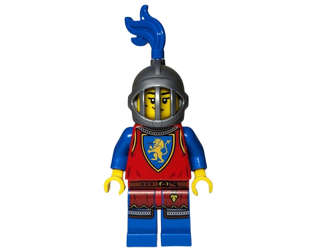LEGO Set fig-012981 Knight, Woman, Helmet with Fixed Grille ...
