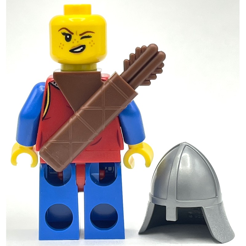 LEGO Set fig-012986 Knight, Archer, Woman, Quiver | Rebrickable - Build ...