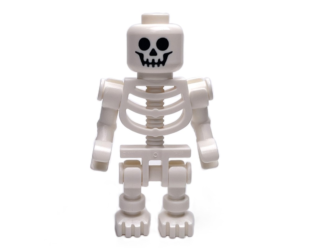 LEGO Set fig-012991 Skeleton, Standard Face, Bent Arms (78132 Torso ...