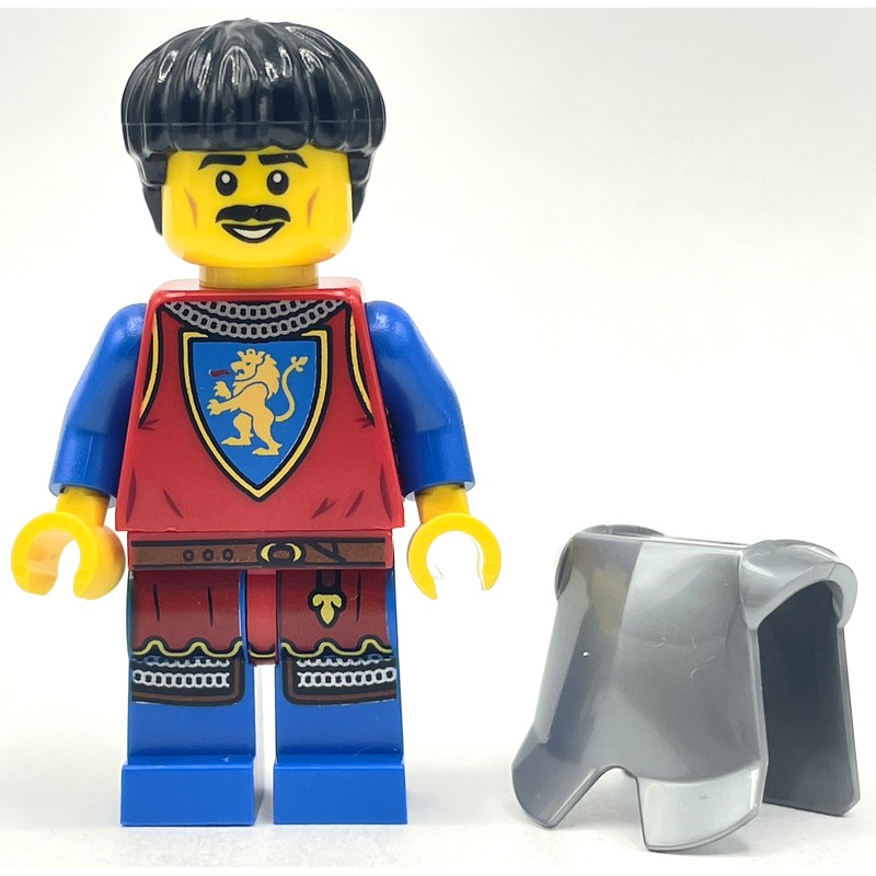 LEGO Set fig-012992 Knight, Chestplate, Black Hair | Rebrickable ...