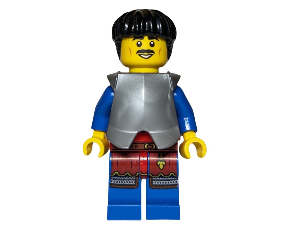 LEGO Set fig-012992 Knight, Chestplate, Black Hair | Rebrickable ...