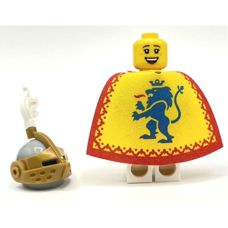 LEGO Set fig-012995 Queen, Chestplate, Cape, Helmet with Gold Grille ...
