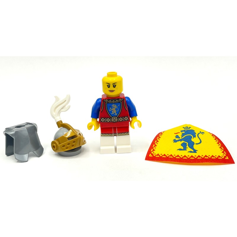LEGO Set fig-012995 Queen, Chestplate, Cape, Helmet with Gold Grille ...