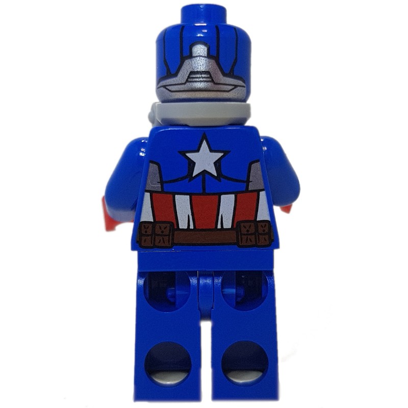 LEGO Set fig-013024 Captain America in Scuba Suit with Printed Mask ...