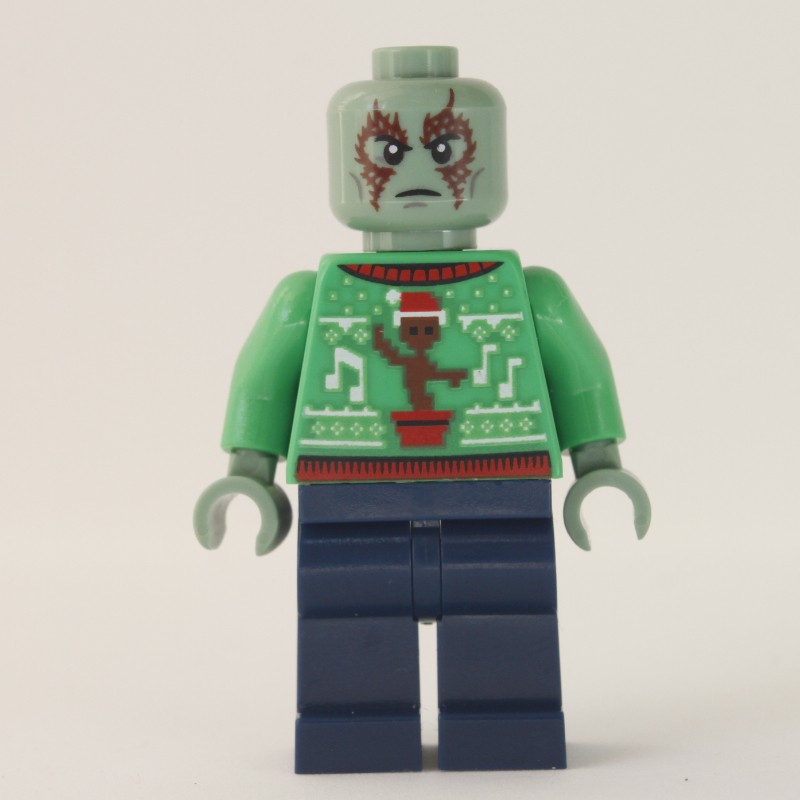LEGO Set fig-013063 Drax, Holiday Sweater (2022 Seasonal) | Rebrickable ...